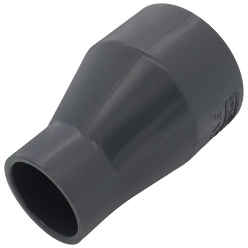 829-338E - 829-338E - 3" x 2" PVC Schedule 80 Eccentric Reducer Coupling