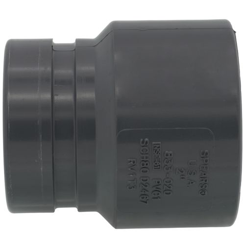 833-020 - 833-020 - 2" PVC Schedule 80 Grooved Coupling Adapter (Groove ...