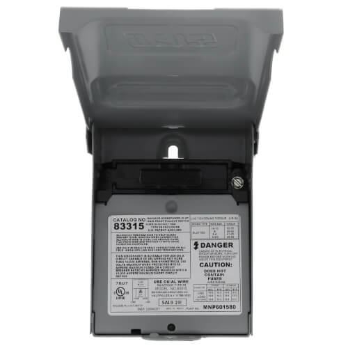 83315 - MARS 83315 - 60A Non-Fused A/C Disconnect w/ Top Open (240V)