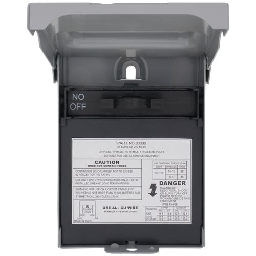 83335 - MARS 83335 - 60 Amp Non-Fused Disconnect