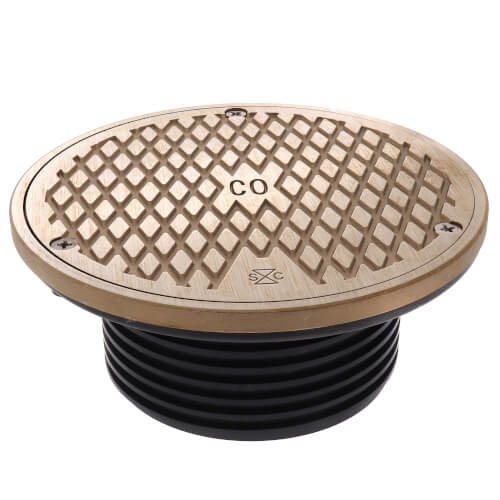 Sioux Chief 834-4HNR, 4" PVC FinishLine Adjustable Cleanout No Hub ...