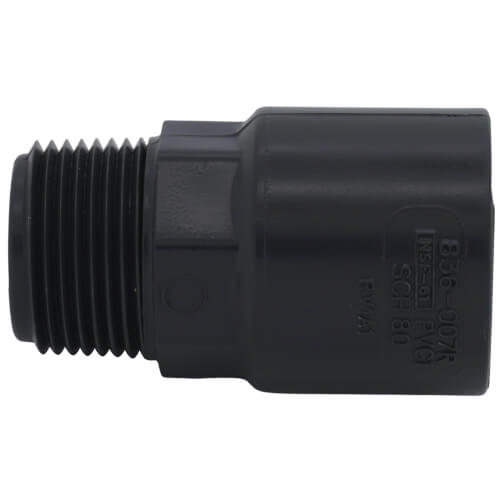 836-007R - 836-007R - 3/4" PVC Schedule 80 Reinforced Male Adapter ...
