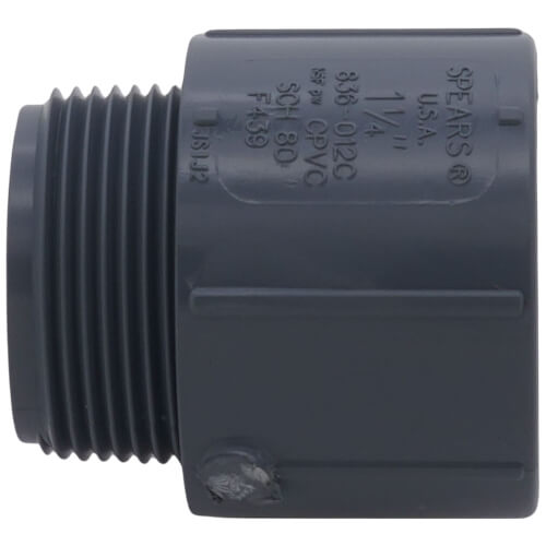 836-012C - 836-012C - 1-1/4" CPVC Schedule 80 Male Adapter (MPT x Socket)