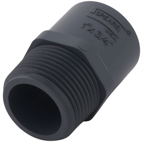 836-131C - 836-131C - 1" x 3/4" CPVC Schedule 80 Reducer Male Adapter ...
