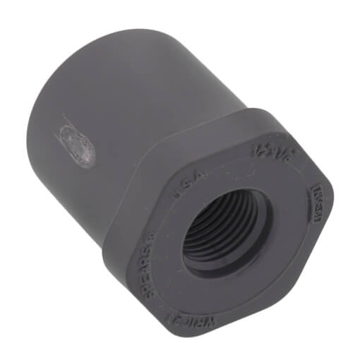 838-071 - 838-071 - 1/2" X 1/8" PVC Sch. 80 Flush Style Reducer Bushing ...