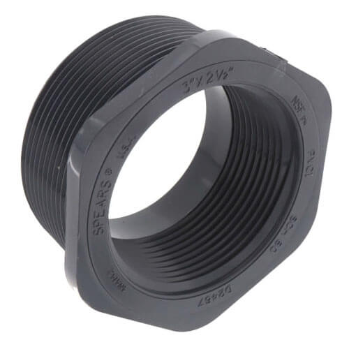 839-339 - 839-339 - 3" x 2-1/2" PVC Sch. 80 Flush Style Reducer Bushing ...
