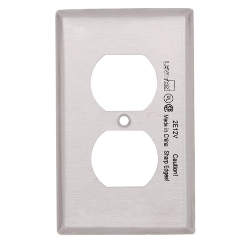 84003-40 - Leviton 84003-40 - 1-Gang Electrical Wall Plate, Non ...