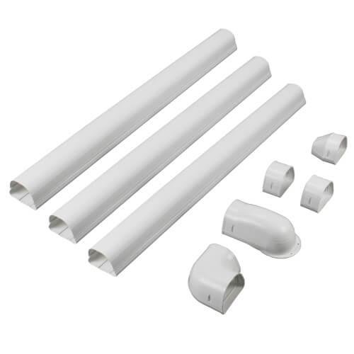 84105 - Fortress 84105 - 4.5" White Wall Duct Kit - LDK122W (12 Ft Kit)
