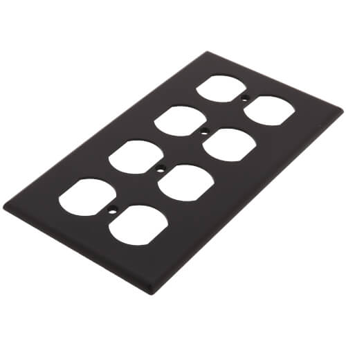 85041 - Leviton 85041 - 4-Gang Electrical Wall Plate, Duplex Receptacle ...