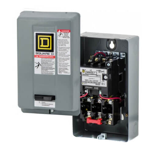 8536SCG3V08S - Square D 8536SCG3V08S - 3-Pole NEMA-1 Motor Starter, 27A ...