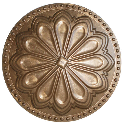 HEFL03 - Creative Cleanout Covers HEFL03 - 6" Hermosa Flat Decorative ...