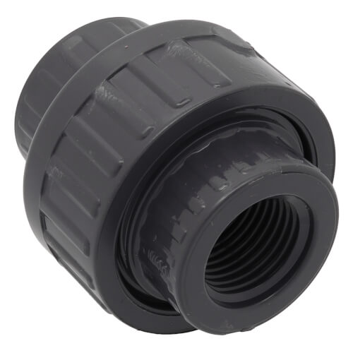 858-005 - 858-005 - 1/2" PVC Sch. 80 Union With Viton O-Ring Seal (FPT ...