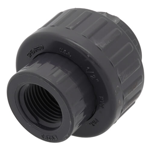 858-005 - 858-005 - 1/2" PVC Sch. 80 Union With Viton O-Ring Seal (FPT ...
