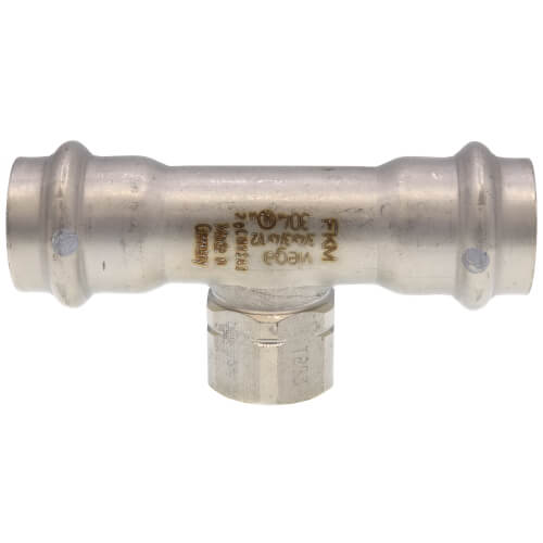 85822 - Viega 85822 - 3/4" x 3/4" x 1/2" ProPress 304 Stainless ...