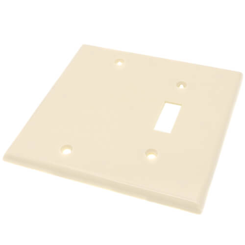 86006 - Leviton 86006 - 2-Gang Electrical Wall Plate Combo, 1 Blank & 1 ...
