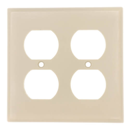 86016 - Leviton 86016 - 2-Gang Electrical Wall Plate, Duplex Receptacle ...