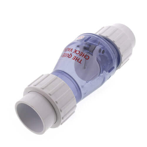 8614CS - Red Flag Products 8614CS - 1-1/4" Clear Flapper Check Valve w ...