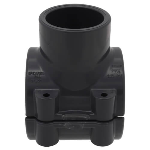 866-338 - 866-338 - 3" x 2" PVC Clamp Saddle (Socket) EPDM Zinc Bolt