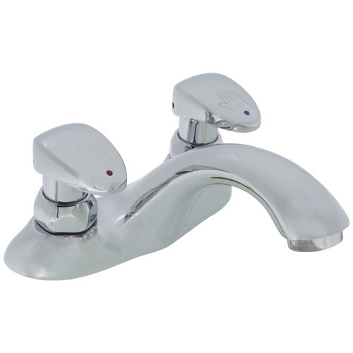 86T1153 - Delta 86T1153 - Commercial Two Handle Metering Slow-Close Lav ...
