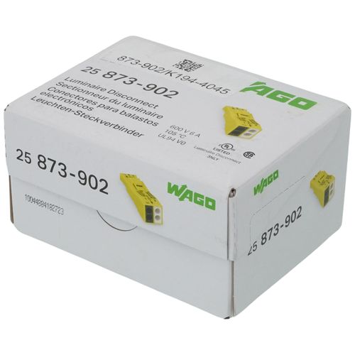 873-902/K194-4045 - WAGO 873-902/K194-4045 - Luminaire Disconnect, 2 ...