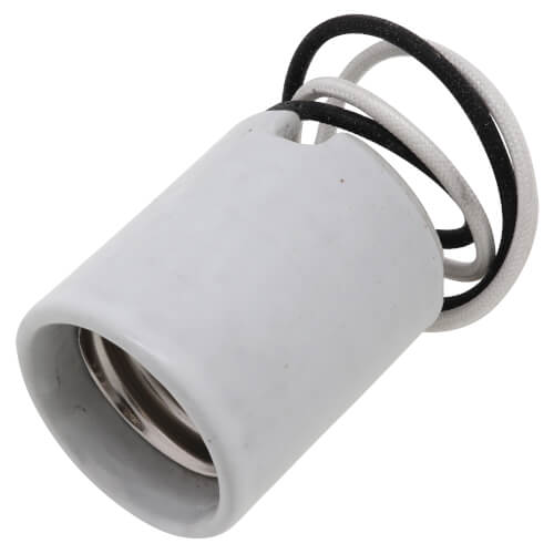 8756-J - Leviton 8756-J - Incandescent Lampholder, Mogul Base - White