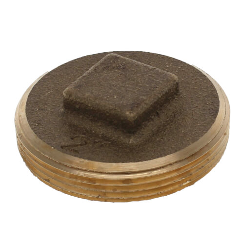 876-20 - Sioux Chief 876-20 - 2" Brass Raised Head Cleanout Plug