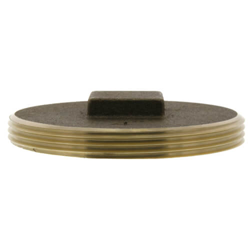 876-40 - Sioux Chief 876-40 - 4" Brass Raised Head Cleanout Plug