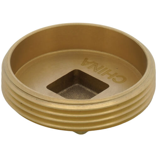 876-RS15 - Sioux Chief 876-RS15 - 1-1/2" Brass Raised Head Cleanout Plug