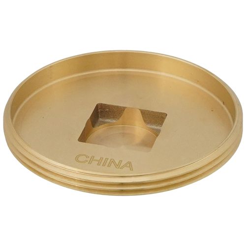 876-RS35 - Sioux Chief 876-RS35 - 3-1/2" Brass Raised Head Cleanout Plug