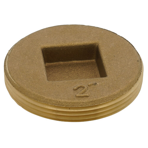 877-20 - Sioux Chief 877-20 - 2" Brass Countersunk Cleanout Plug