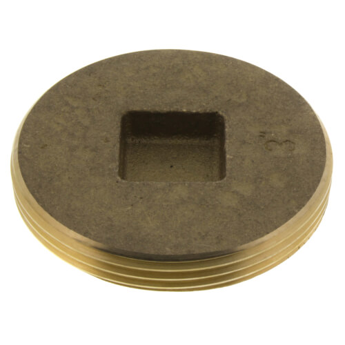877-30 - Sioux Chief 877-30 - 3" Brass Countersunk Cleanout Plug