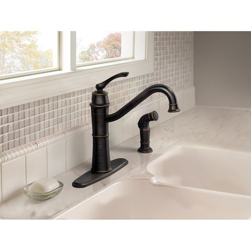 87999BRB - Moen 87999BRB - Wetherly 1 Handle High Arc Kitchen Faucet ...
