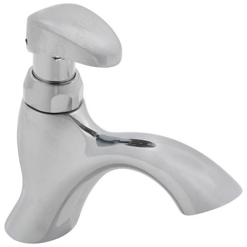 87T105 - Delta 87T105 - Single Hole Metering Slow-Close Bathroom Faucet ...