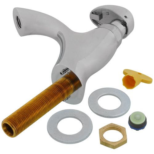 87T105 - Delta 87T105 - Single Hole Metering Slow-Close Bathroom Faucet ...