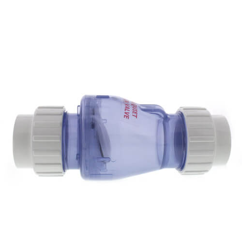 8820CS - Red Flag Products 8820CS - 2" Clear Flapper Check Valve w ...