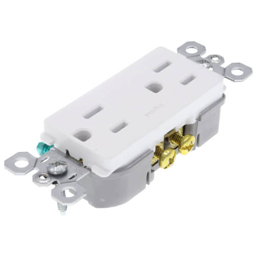 885W - Pass & Seymour 885W - Radiant Duplex Receptacle, NEMA 5-15R ...