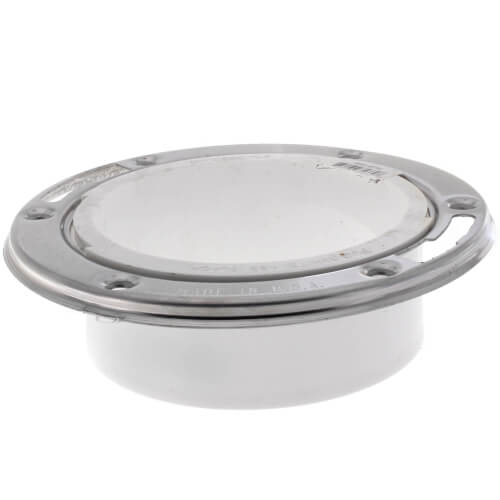 886-4PM - Sioux Chief 886-4PM - 4" Hub Open Closet Flange w/ Stainless ...