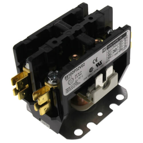 8910DP32V02 - Square D 8910DP32V02 - 2 Pole, 30 Amp, 120V Contactor