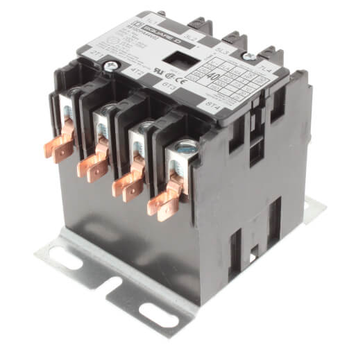 8910DPA44V02 - Square D 8910DPA44V02 - 4 Pole, 40 Amp, 120V Contactor