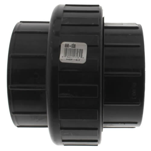 898-040 - 898-040 - 4" PVC Sch. 80 Union With EPDM O-Ring Seal (FPT x FPT)