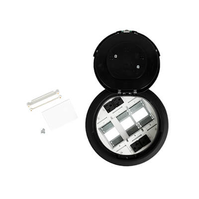 8ATC2PBK - Wiremold 8ATC2PBK - 8" Evolution Surface Style Poke-Thru ...