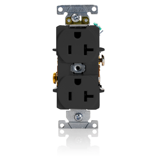 5352-E - Leviton 5352-E - 20A Duplex Receptacle/outlet, Self-grounding ...