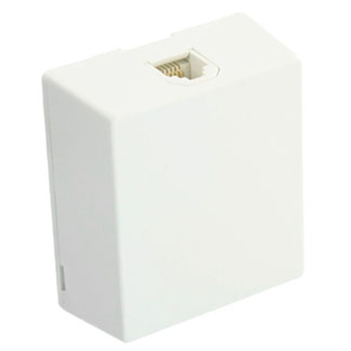 4625A-26W - Leviton 4625A-26W - Type 625a2 Surface Mount Jack, 6P6C ...