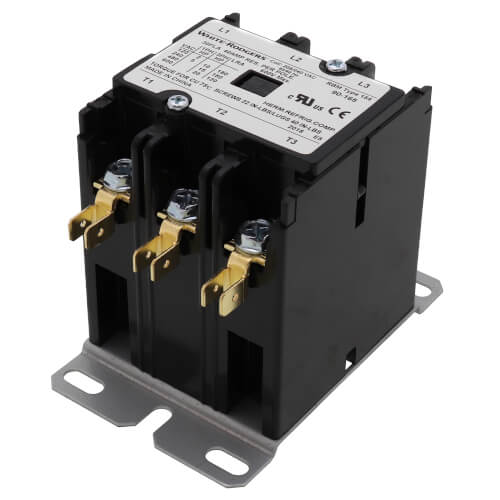 90-165 - White Rodgers 90-165 - 3 Pole Contactor, 208/240 VAC Coil, 30 ...