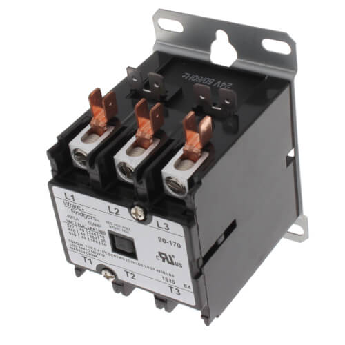 90-170 - White Rodgers 90-170 - 3 Pole Contactor, 24 VAC Coil, 40 Amp ...