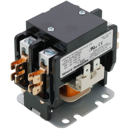 90-247 - White Rodgers 90-247 - 2 Pole Contactor, Type 122, 24 VAC Coil ...