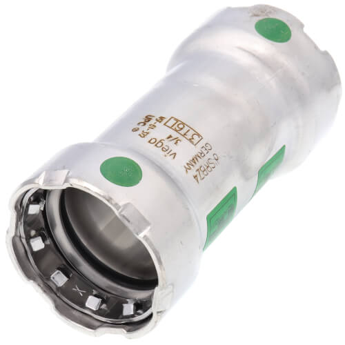 90315 - Viega 90315 - 3/4" MegaPress 316 Stainless Steel Coupling ...