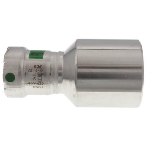 90380-VIEGA - Viega 90380-VIEGA - 2" x 1" MegaPress 316 Stainless Steel ...