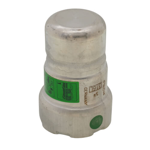 90395 - Viega 90395 - 3/4" MegaPress 316 Stainless Steel Cap