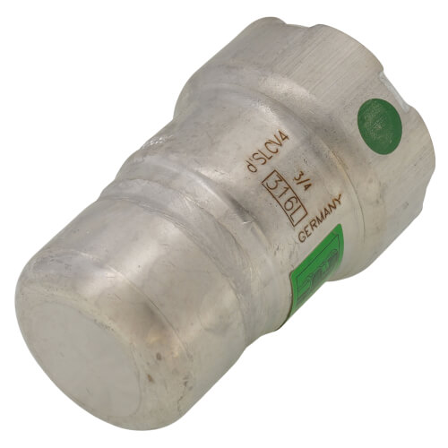90395 - Viega 90395 - 3/4" MegaPress 316 Stainless Steel Cap